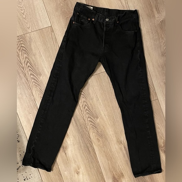 Levi's | Jeans | Levis 5 93 Vintage Fit In Black Punk Rock 29x30 | Poshmark